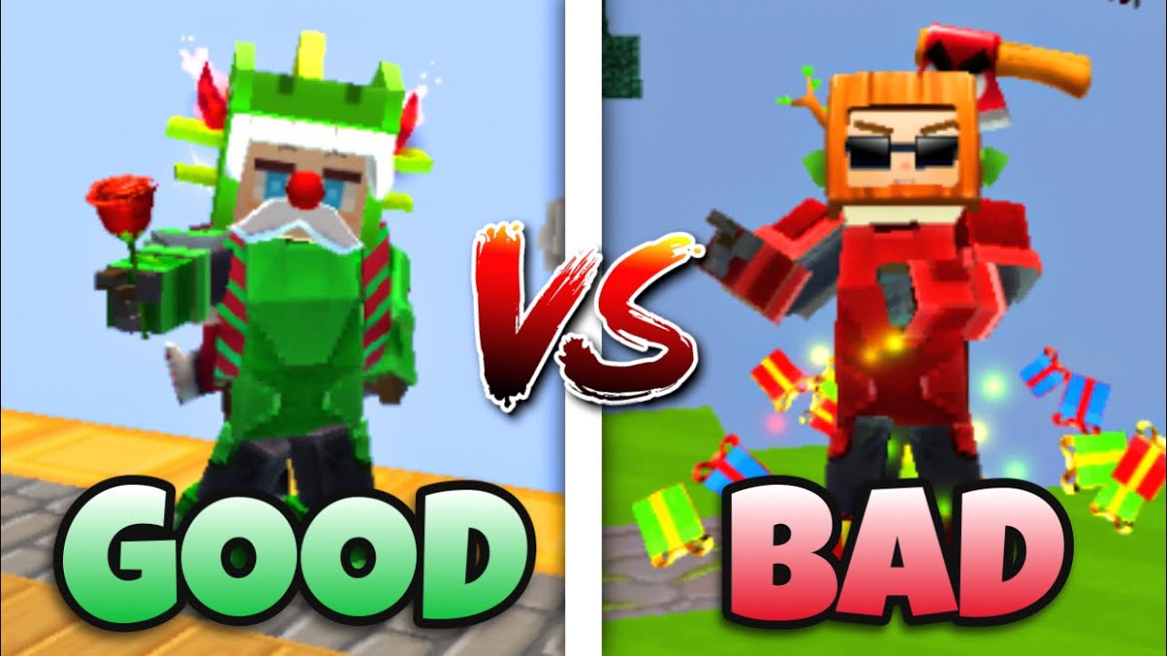 Good Player VS Bad Player In BedWars! - Blockman Go - YouTube