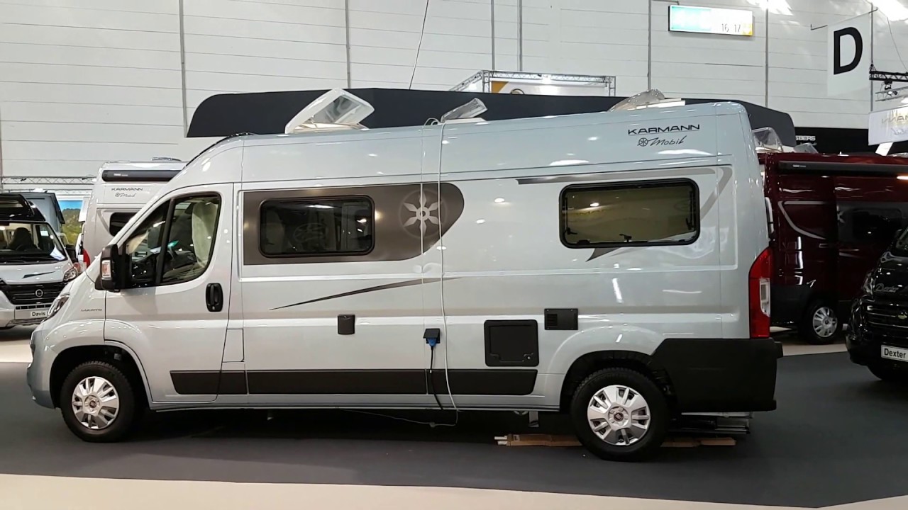 Classic six metre Karmann Mobil campervan : the Dexter 580 - YouTube