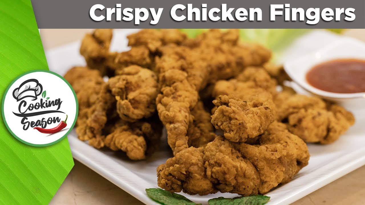 Crispy Chicken Fingers/Tenders. Crunchy on the outside, tender on the ...
