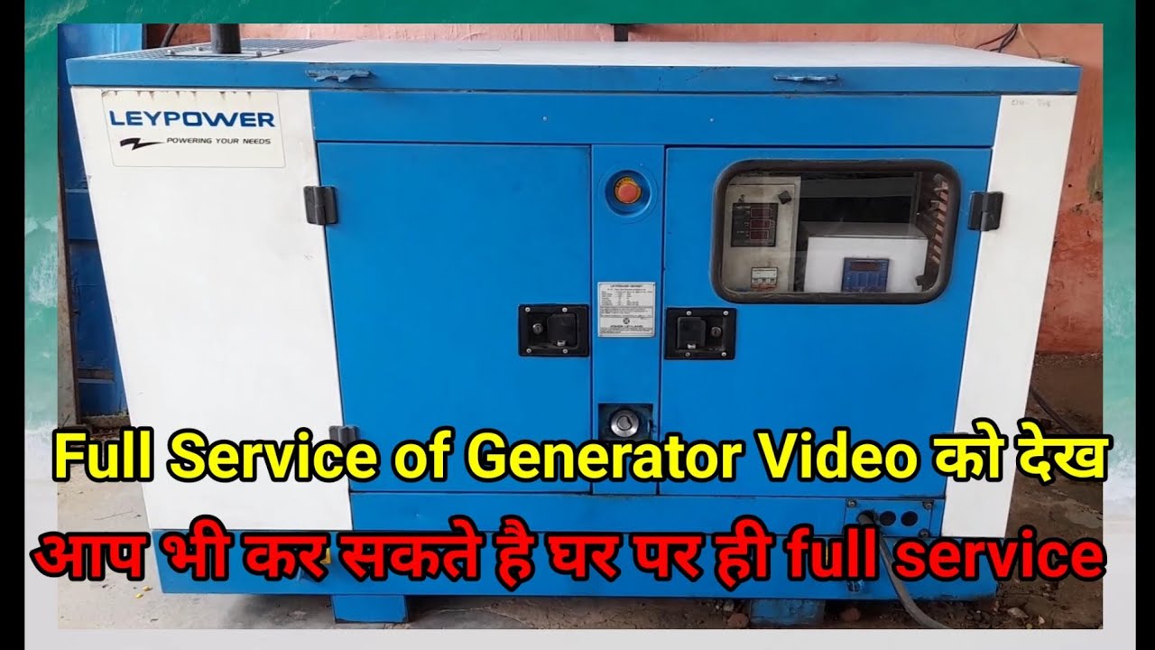 Generator Servicing 25 KVA Diesel engine, Full Engine service ...