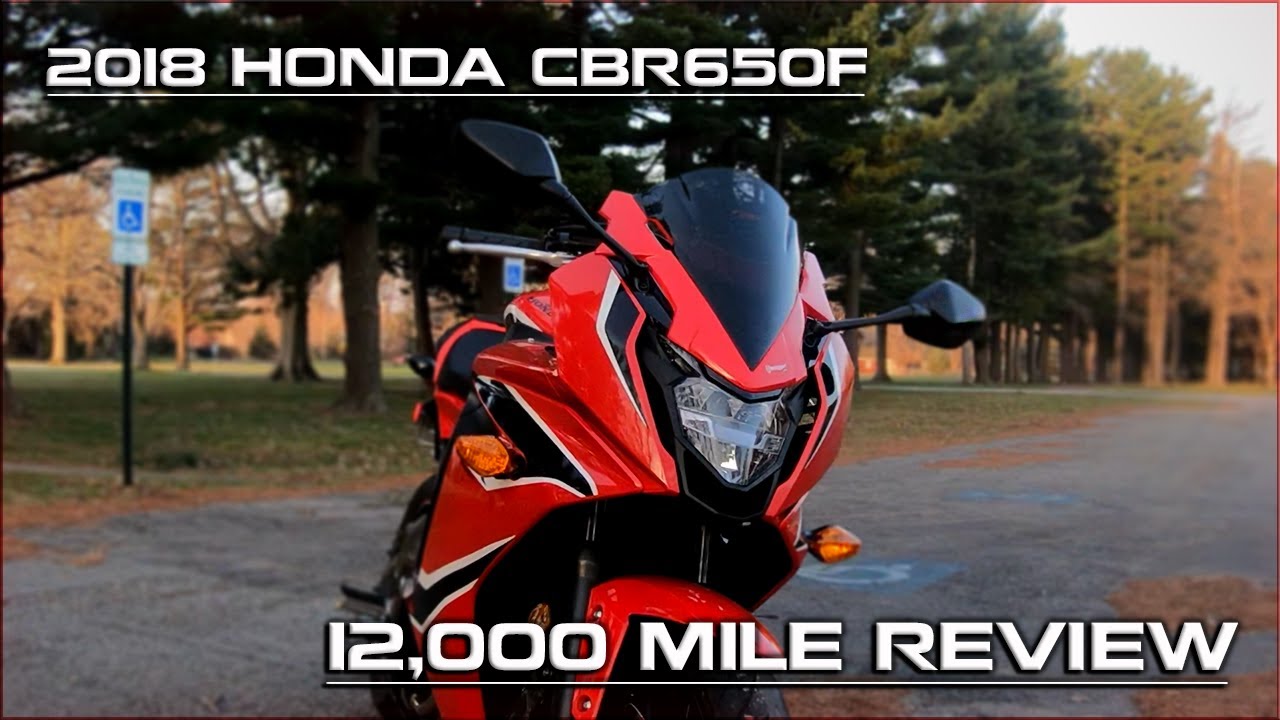 2018 Honda CBR650F 12,000 mile review! - YouTube