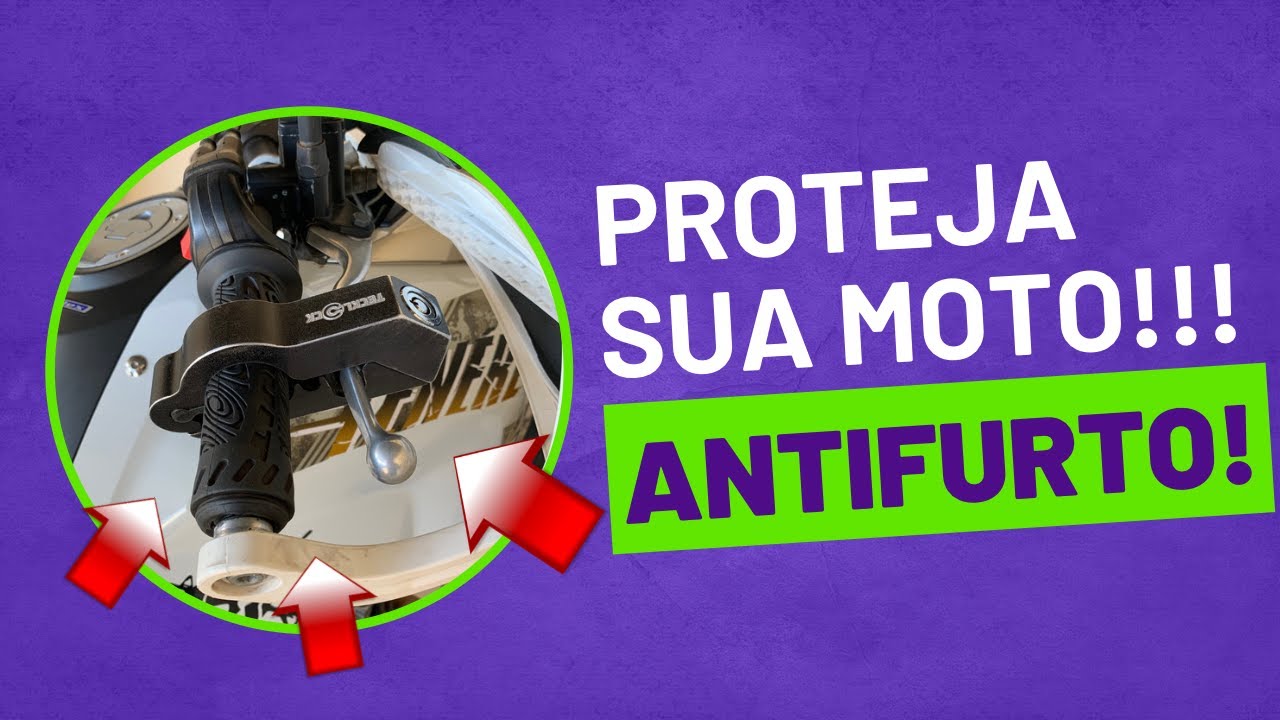 (TECKLOCK) A MELHOR TRAVA ANTIFURTO PARA MOTOS NA PRÁTICA!!! - YouTube