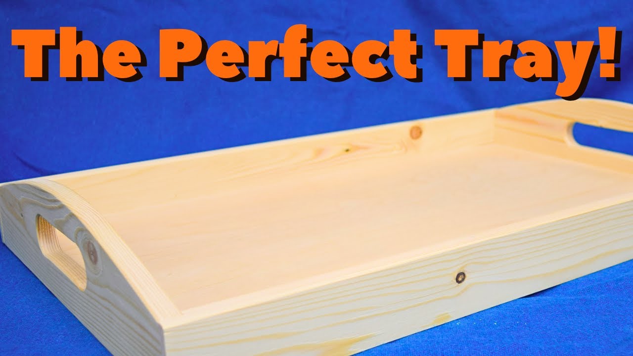 Handmade Wooden Serving Tray: Easy DIY Project for Beginners - YouTube