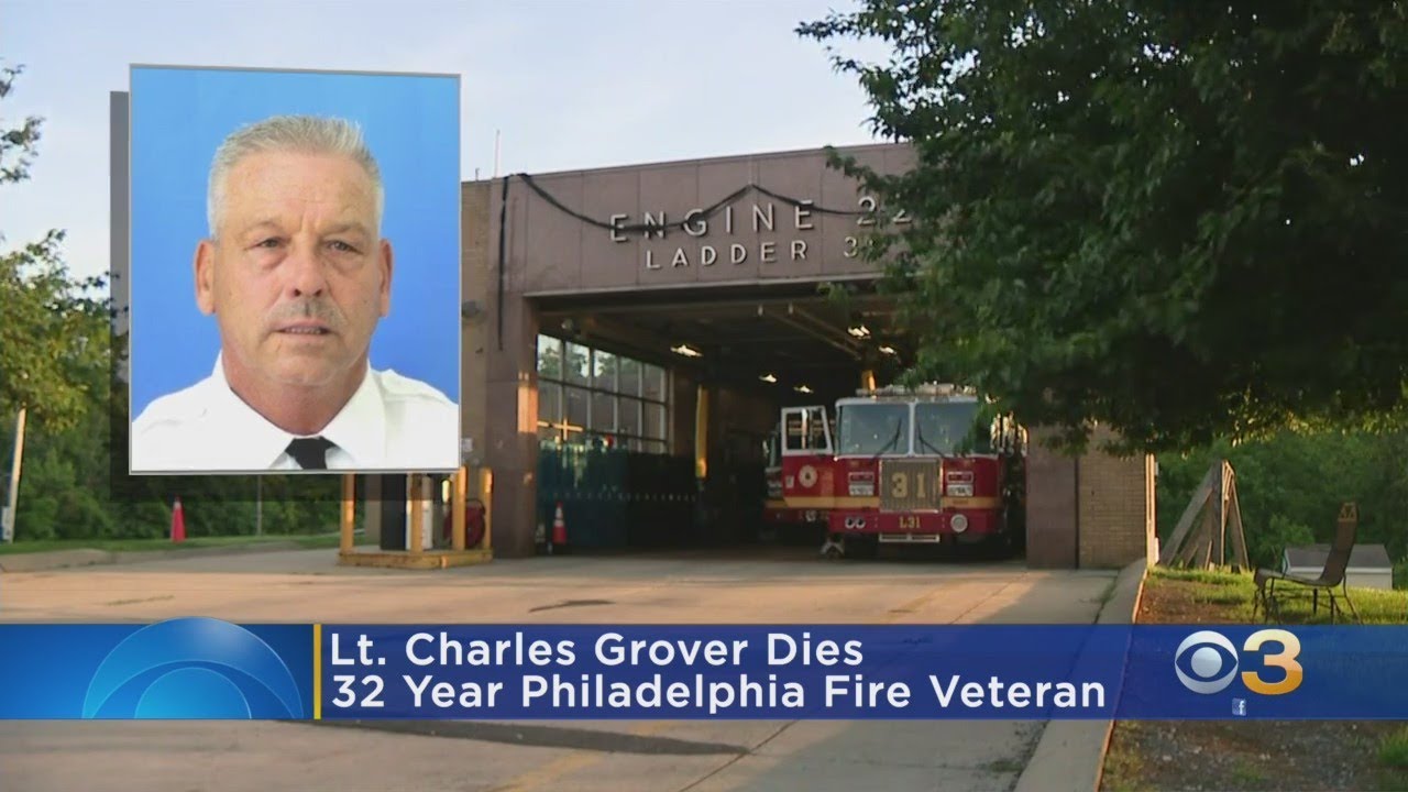 Philadelphia Fire Department Mourning Loss Of Lt. Charles Grover - YouTube