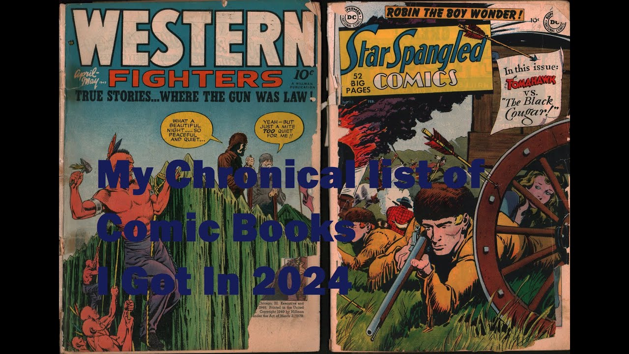 A Chronological List of the Comic Books I Bought In 2024 - YouTube