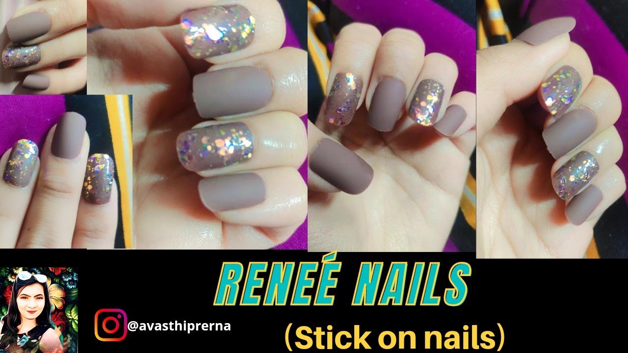 Stick on nails| Nail extensions| Affordable nails| Reneè Nails Review 🧿 ...