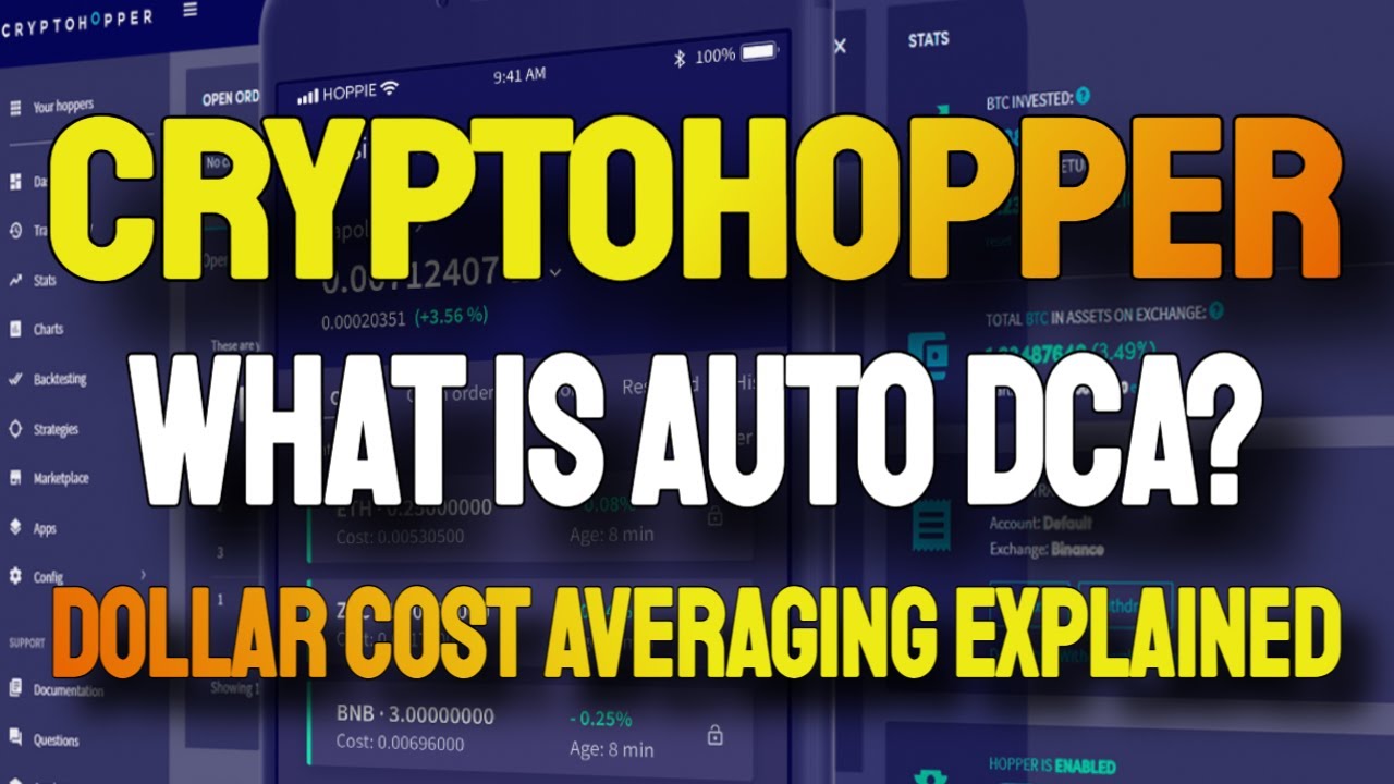 Cryptohopper: What is Auto DCA? How to use it and why. Dollar Cost Averaging Explained - YouTube