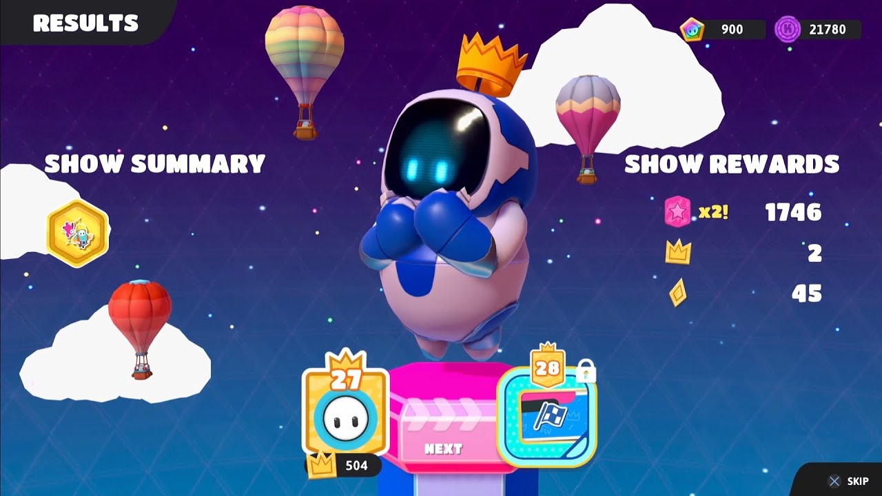 I got the qualified banner in Fall Guys! (needs 504 crowns) - YouTube