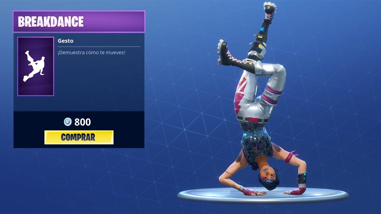 *NUEVO* Baile BREAKDANCE en Fortnite - Gesto | Dance BREAKIN' Fortnite ...