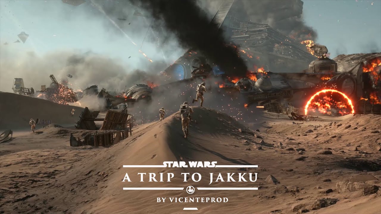 A trip to Jakku - Star Wars Battlefront 1440p Ultra 60 FPS - YouTube