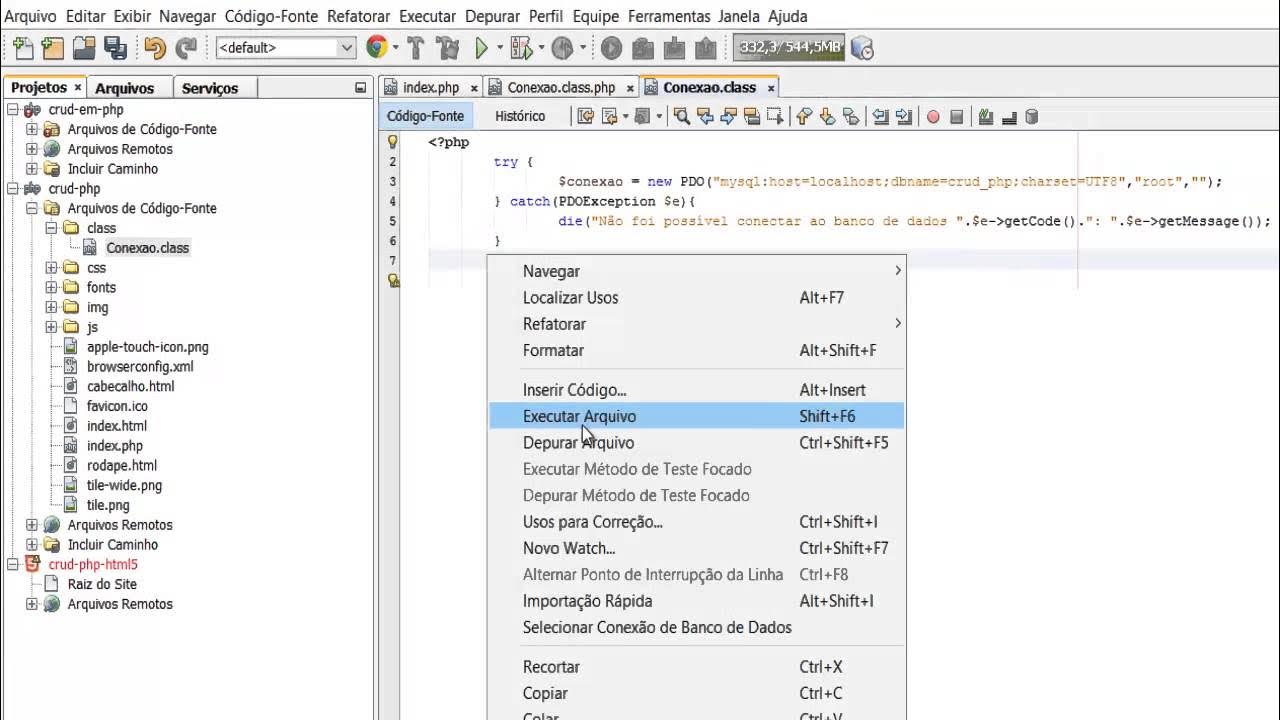 Criar classe Conexao - YouTube