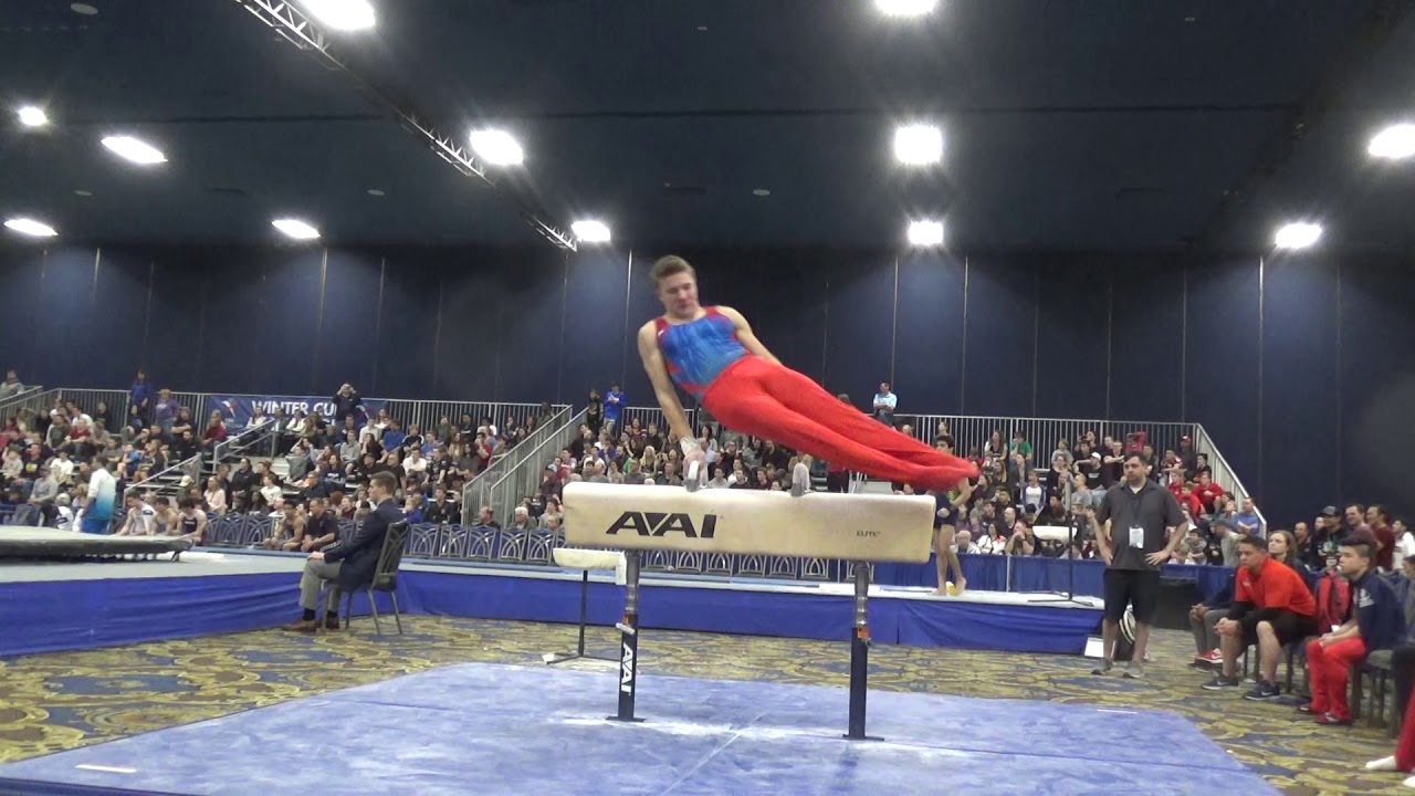Steven Lukasik - Pommel Horse - 2020 Winter Cup Finals - YouTube