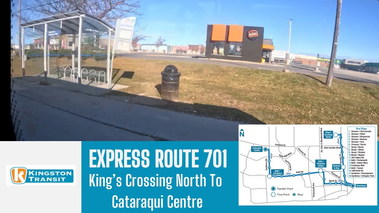 Kingston Transit Express Route 701 - King's Crossing North To Cataraqui ...