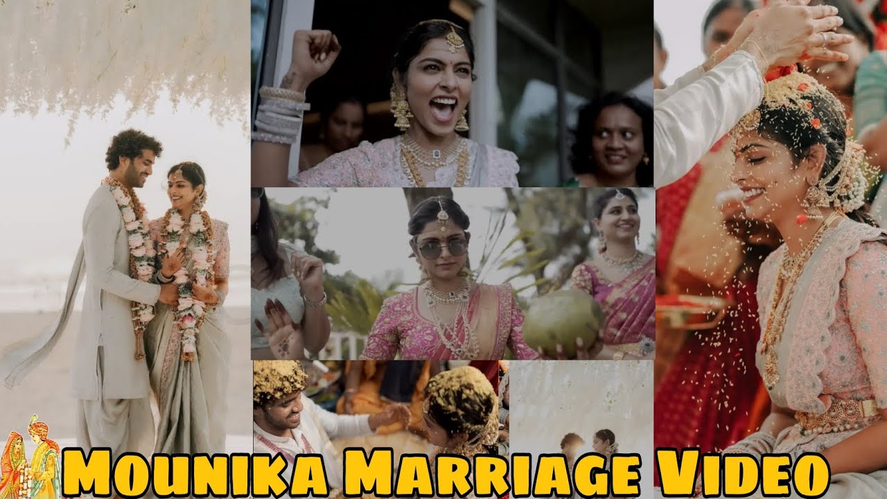 Actress Mounika Marriage video #Mounikamarriagevideo #Mounikamarriage # ...