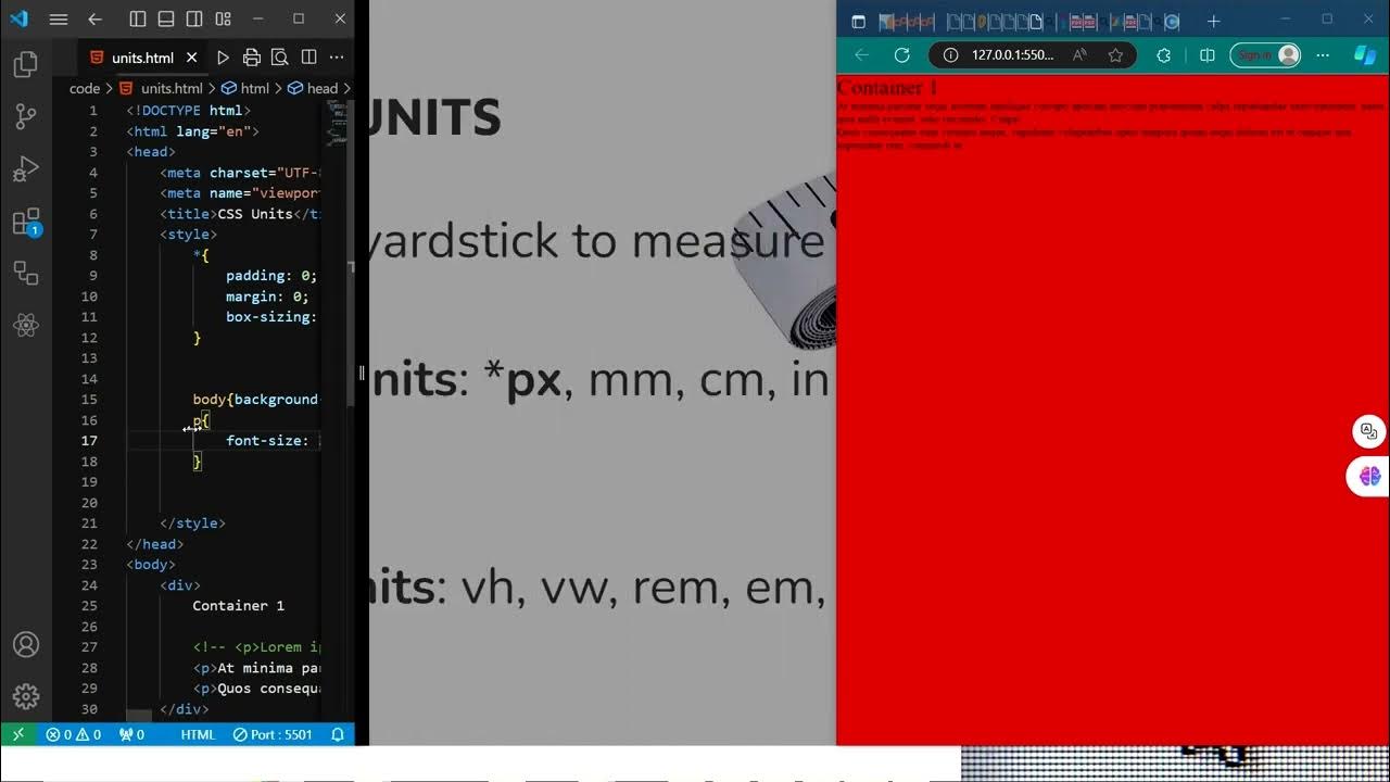 11. More CSS Units - YouTube