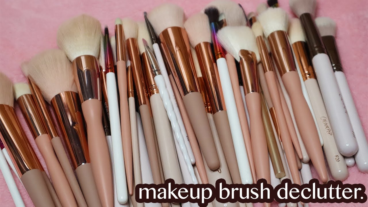 Makeup Brush Declutter! - YouTube