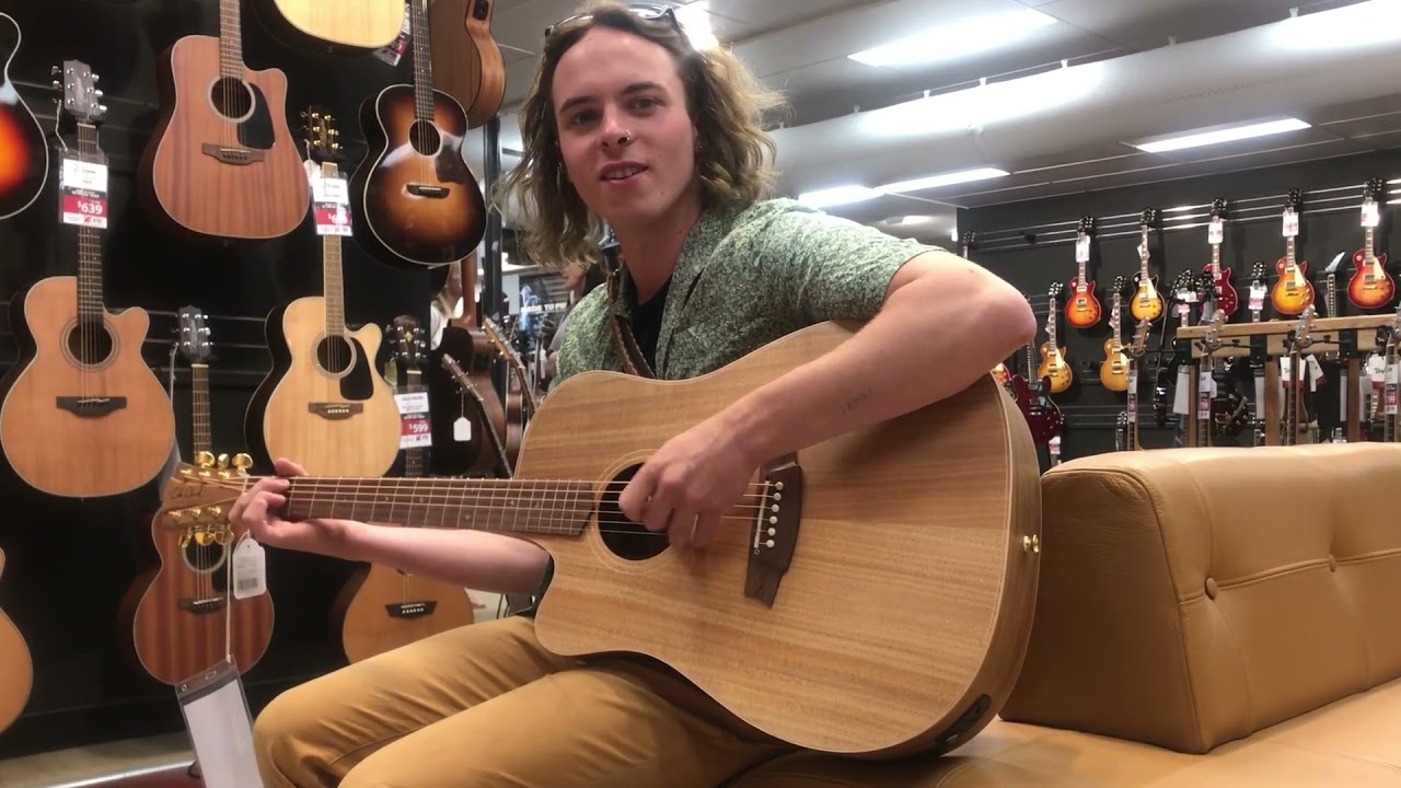 Cole Clark Guitars Australia Takin' a Fat Lady 2 Test Drive - YouTube
