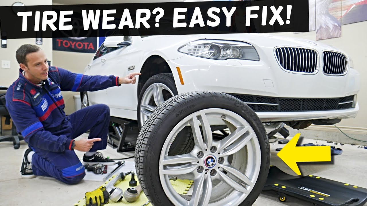 WHY TIRE WEAR ON FRONT TIRES BMW X1 X2 X3 X4 X5 X6 F10 F30 F11 F31 F32 ...