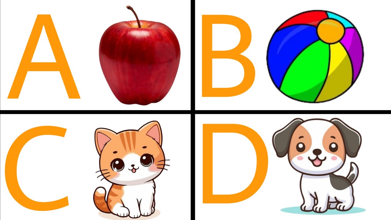 ABCD Song for Kids | Learn Alphabet with Fun Cartoon Animation - YouTube