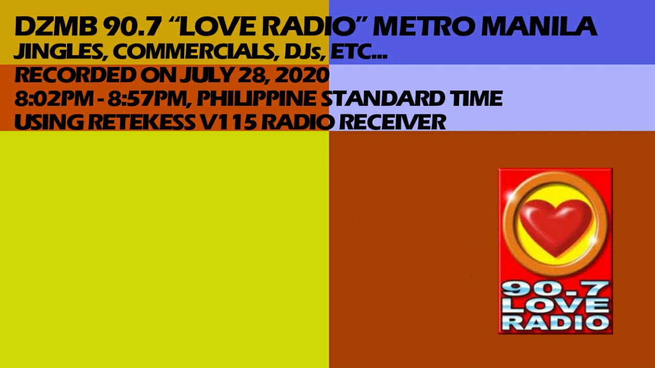 The Greater Z's Radio Airchecks: DZMB “90.7 Love Radio” Metro Manila ...