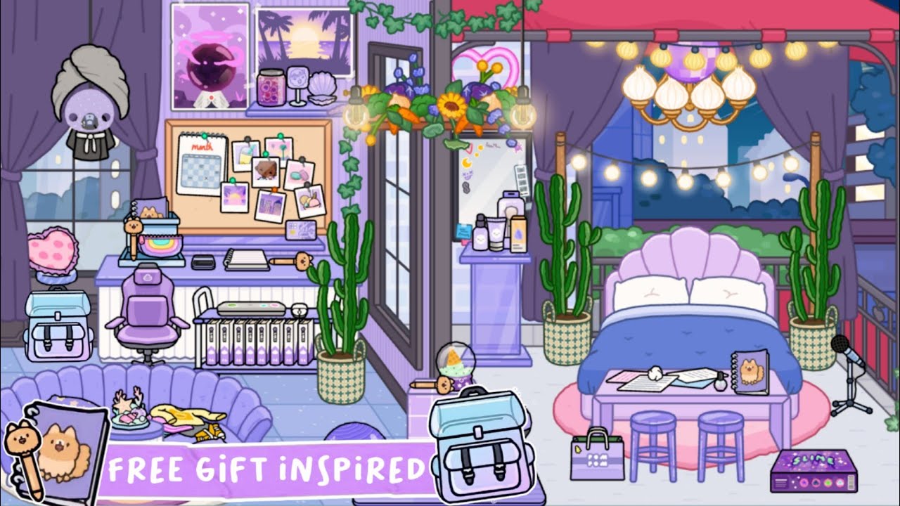 Toca Life World : NEW STUDY ROOM + BEDROOM DESIGN MAKEOVER😱 | TOCA BOCA ...