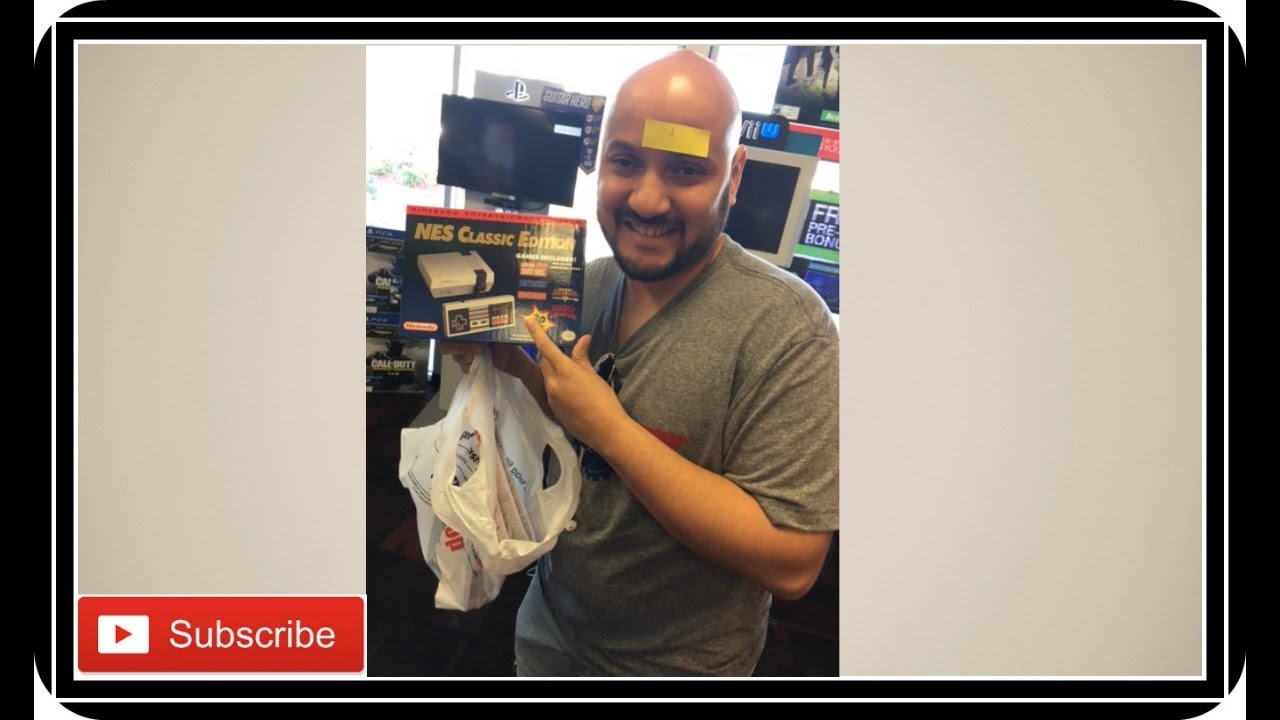 Taking a trip to my local gamestop + doing a unboxing of the new Nes ...