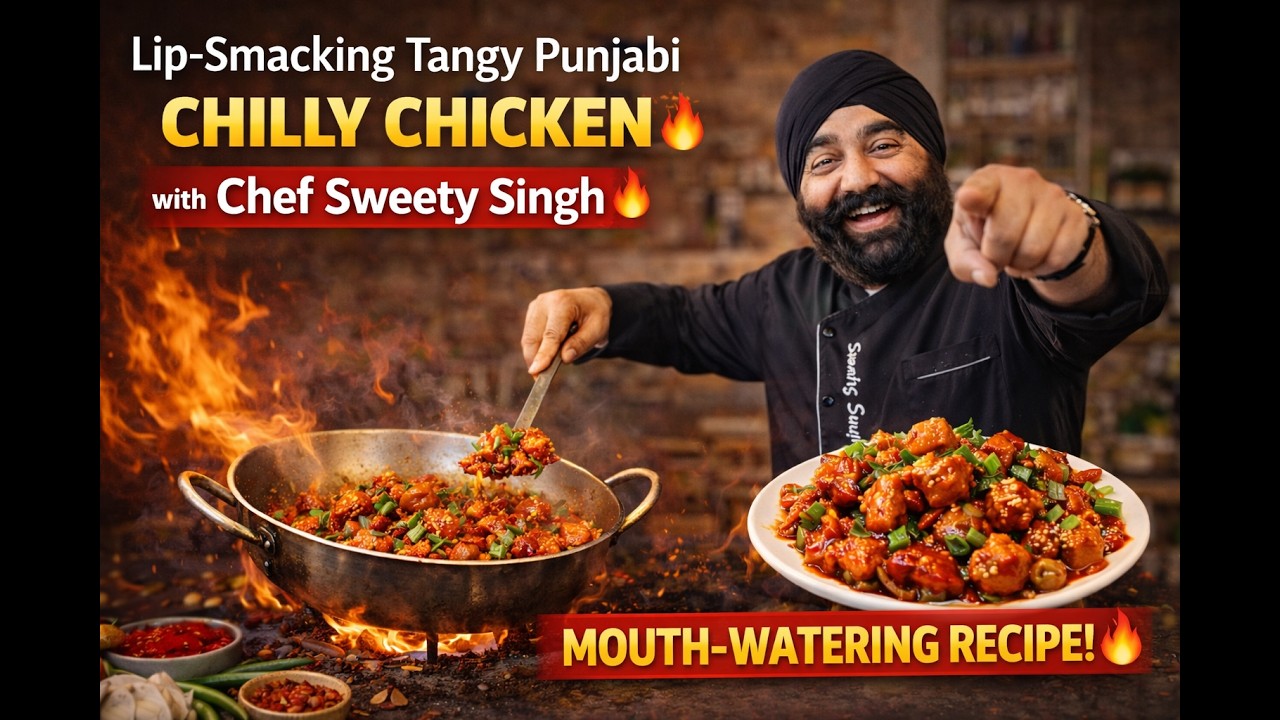 Lip Smacking Tangy punjabi Chilly Chicken by Master Chef Sweety Singh ...