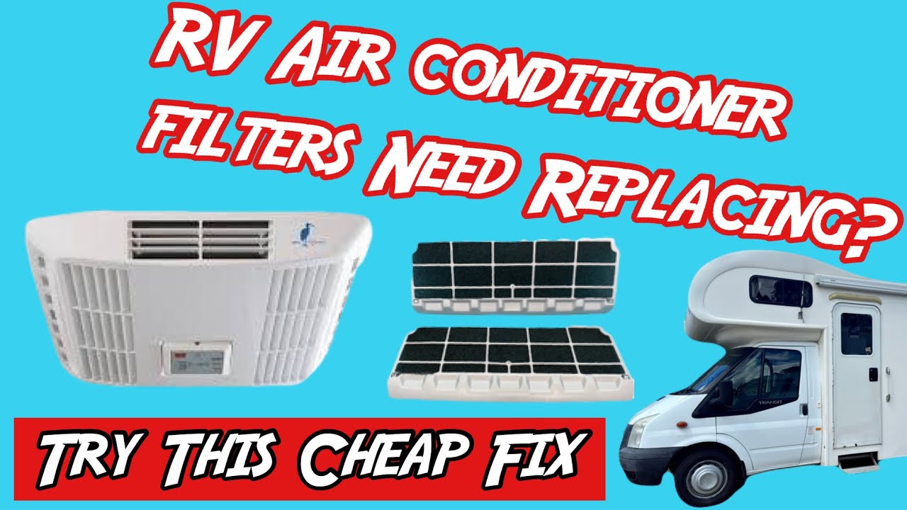 ️ CHEAP AND EASY RV AIR CONDITIONER FILTER REPLACEMENT | Motorhome ...