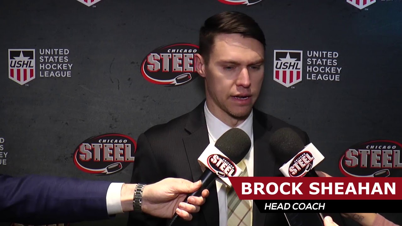Steel Head Coach Brock Sheahan Postgame - January 18th, 2020 vs. Omaha ...