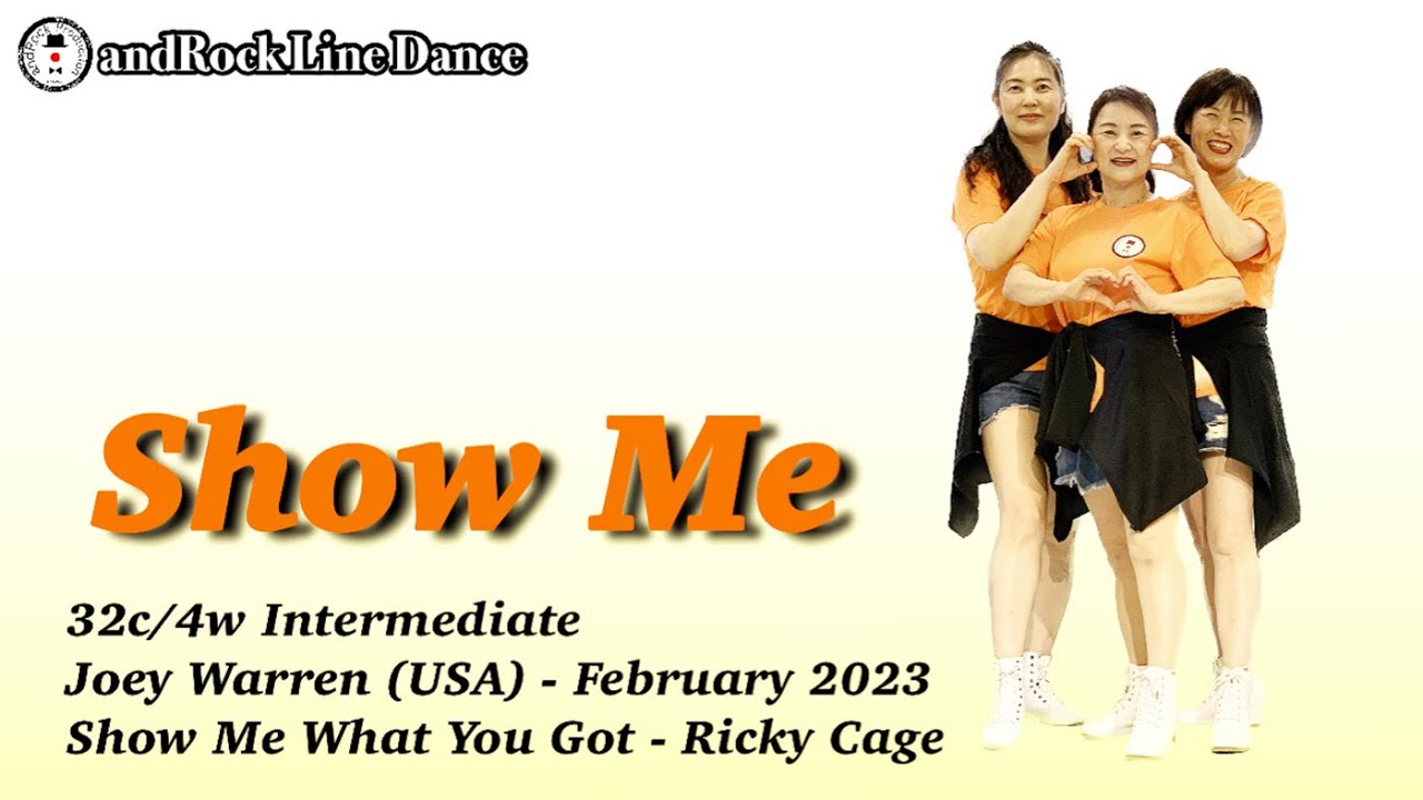 Show Me Line Dance(Intermediate) - Demo - YouTube