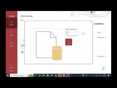 How to Create Data entry form in Microsoft Access - YouTube