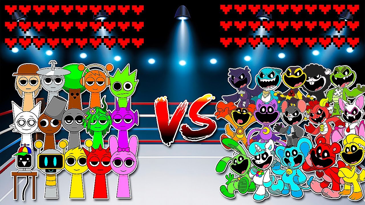 15 Sprunki Characters vs 15 Poppy Playtime Characters! Meme battle ...