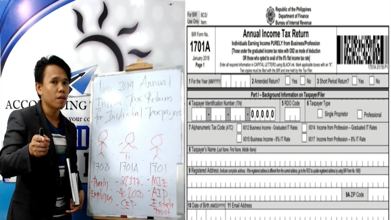 New BIR Forms 1700, 1701A, and 1701 for Individual Taxpayers 😊 - YouTube