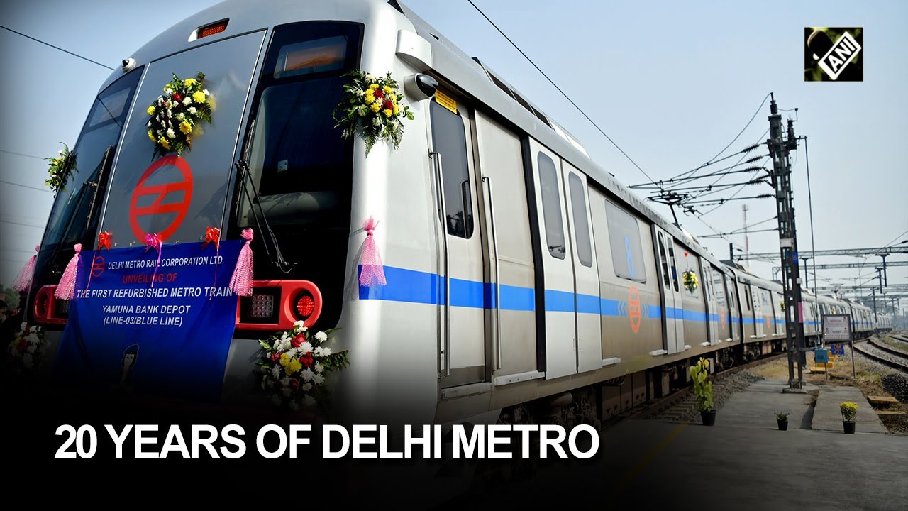 DMRC celebrates 20 years of metro operations at Welcome Station - YouTube