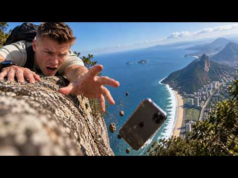pavojingiausias ŽYGIS mano gyvenime (iškrito telefonas) – Brazilija, Rio