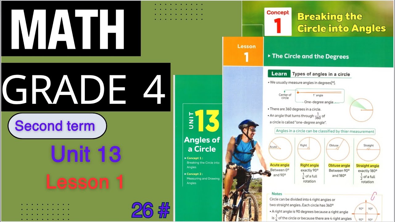 Math Grade 4 / Unit 13 / Concept 1 / Lesson 1 / The Circle and The ...