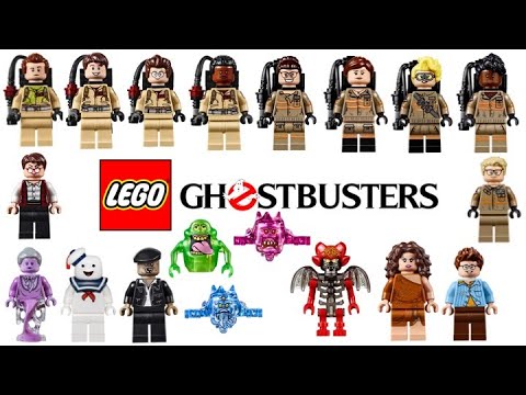 All LEGO Ghostbuster Theme Minifigures / Comparison and Sets Found In - YouTube
