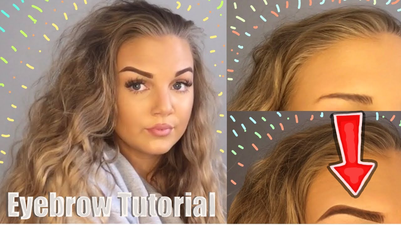 EASY EYEBROW TUTORIAL - YouTube