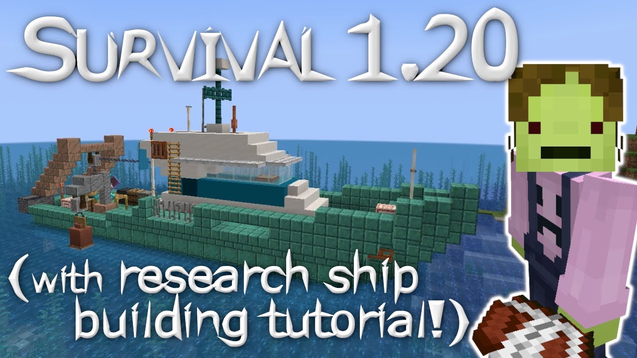Minecraft 1.20 Survival – Episode 7: Preparing to Excavate Ocean Ruins ...