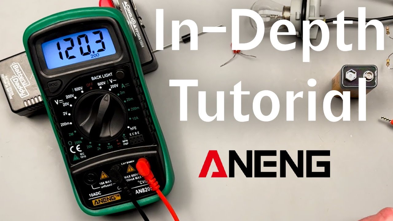 TEMU Special! ANENG AN8205C Digital Multimeter Tutorial & Review - YouTube