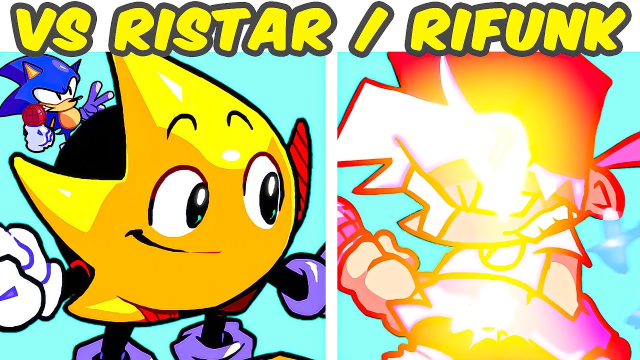 Friday Night Funkin' VS Ristar VS Sonic VS RIFUNK FULL WEEK ...