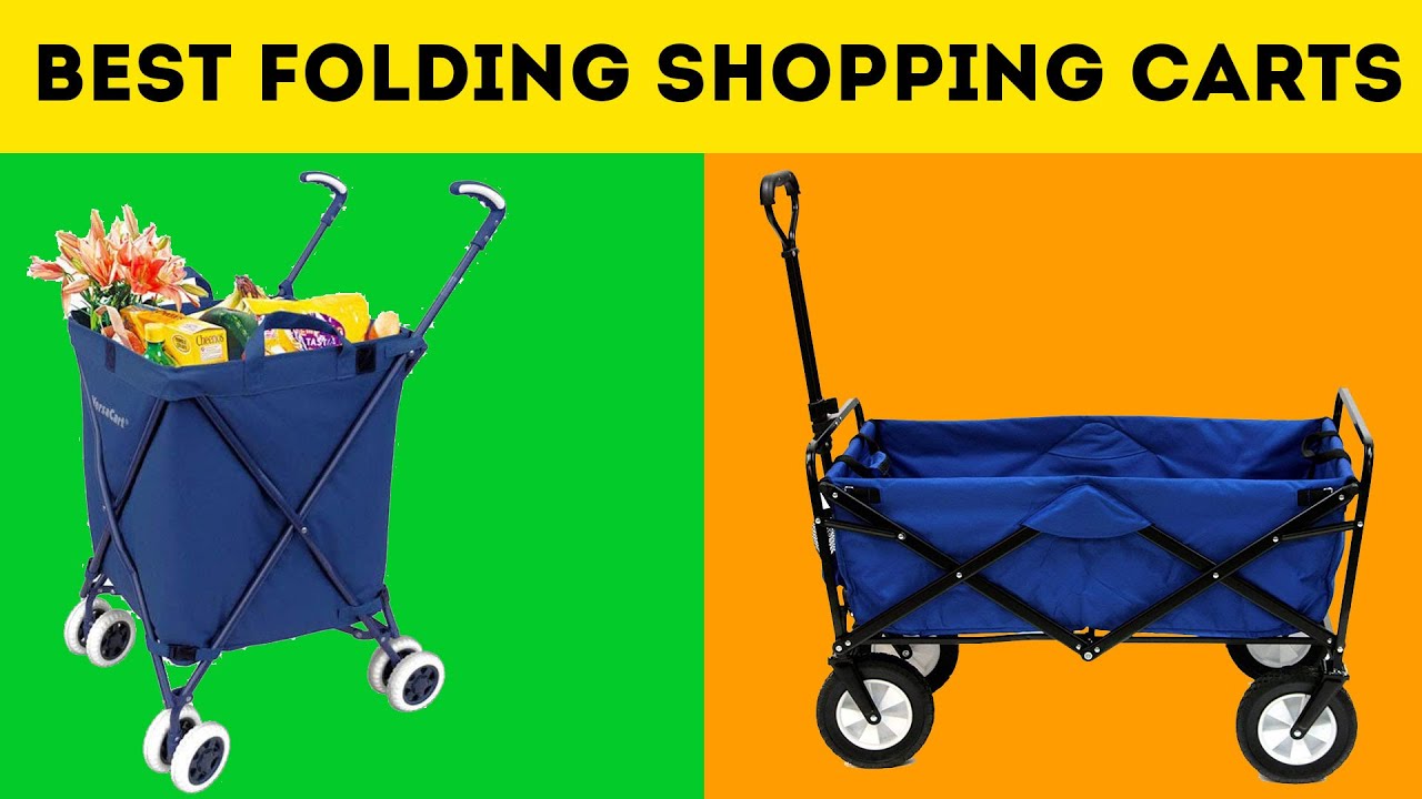 5 Best Folding Shopping Carts in 2020 - YouTube