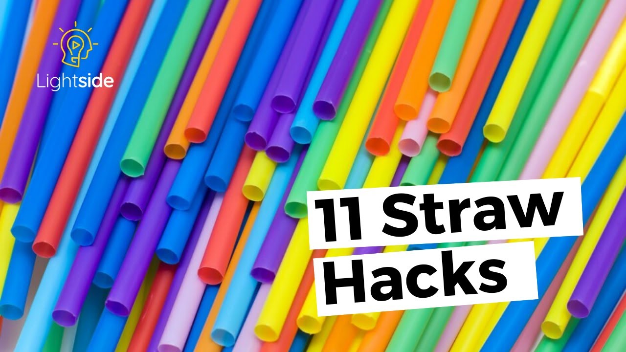 STRAW LIFE HACKS - YouTube