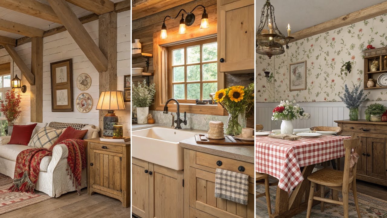Small English Country Cottage Interior Design: Warm, Vintage-Inspired ...