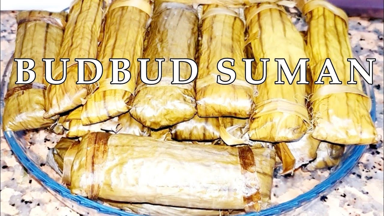 HOW TO MAKE BUDBUD SA VISAYA /SUMAN NA MALAGKIT SA TAGALOG KAPE NA ...