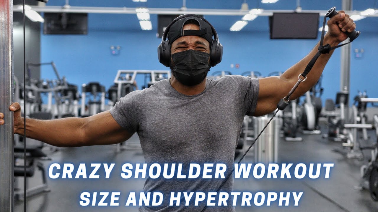 Crazy Shoulder Workout For Bigger Shoulders | Hypertrophy & Size - YouTube