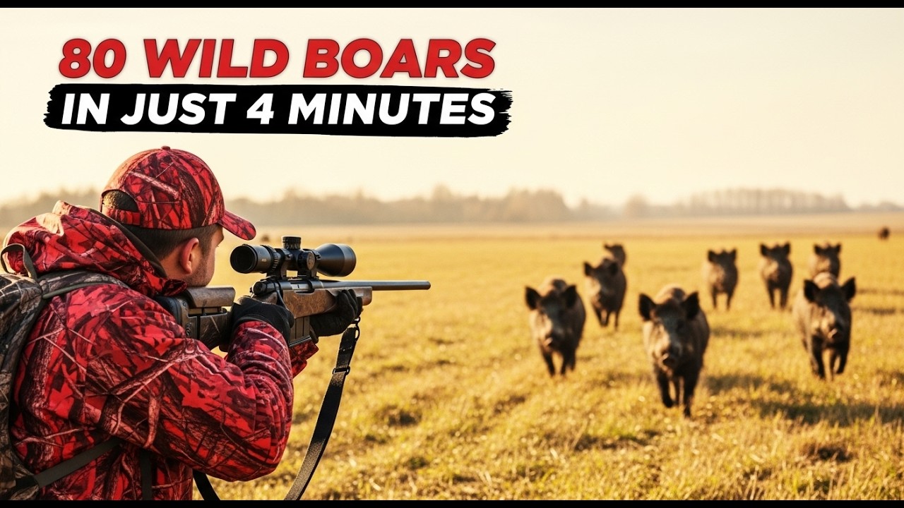 Boar After Boar: 80 Wild Boars Taken Down in Just 4 Minutes | Extreme ...