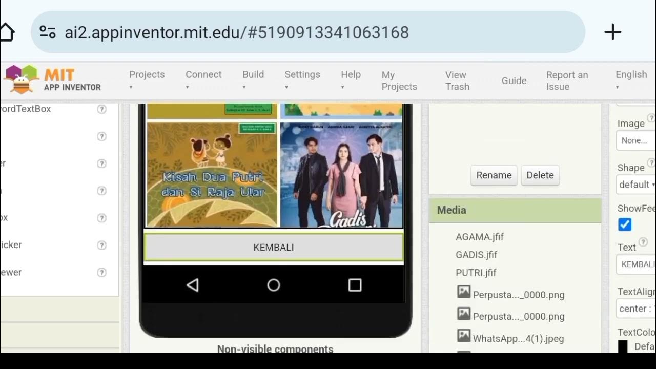 TUTORIAL MEMBUAT PERPUSTAKAAN DIGITAL MENGGUNAKAN MIT APP INVENTOR - YouTube