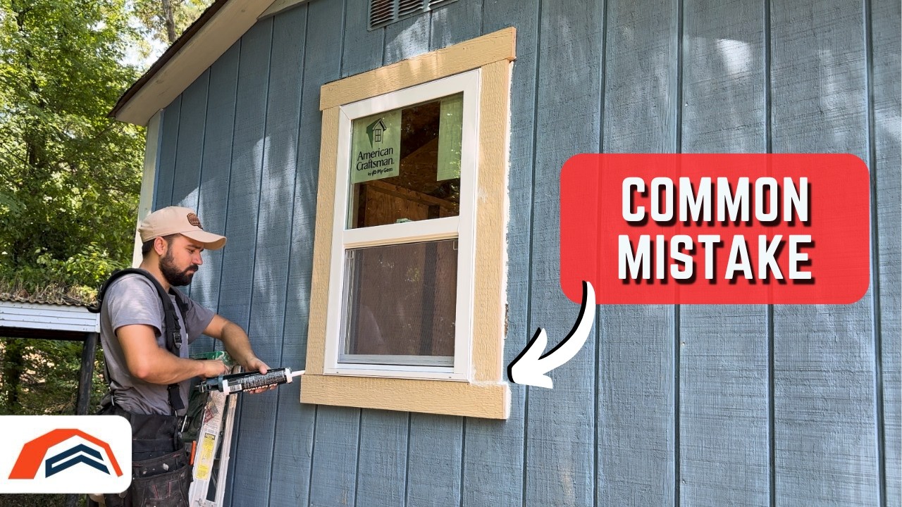 How To Replace An Old Window Shed | Avoid Water Damage - YouTube