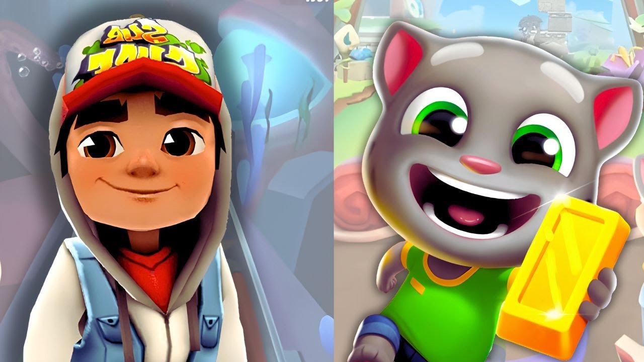 Subway Surfers Underwater VS Talking Tom Time Rush | All Game Part 1 ...